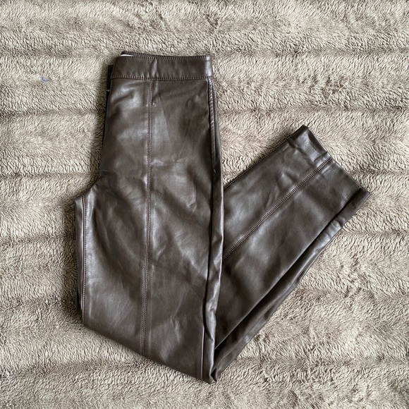 Aritzia | Pants & Jumpsuits | Aritzia Leather Pants | Poshmark